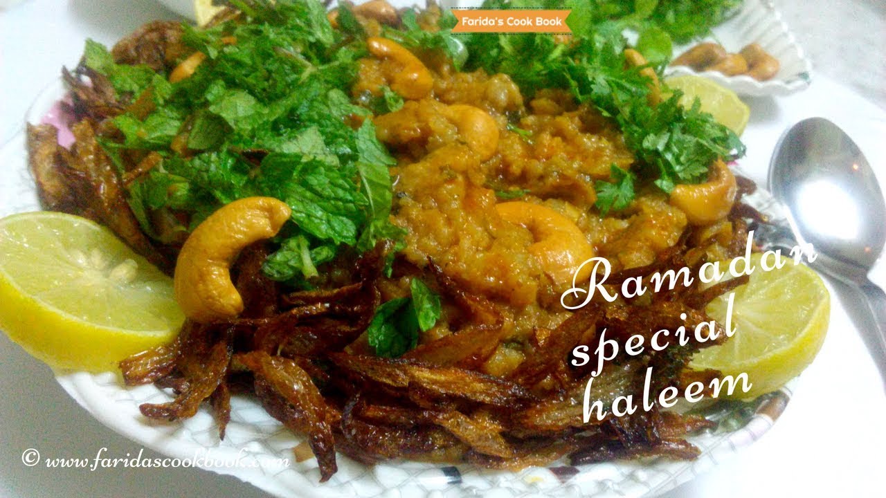 haleem | mutton keema haleem | Ramadan special - Faridas Cook Book
