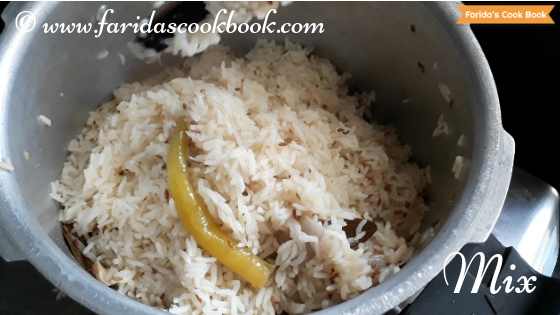 jeera rice recipe | cumin rice | jeera pulao | zeera - Faridas Cook Book