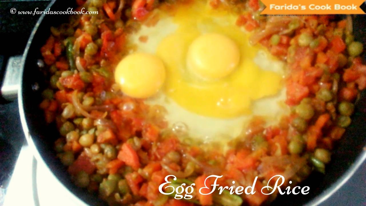 Egg Fried Rice | How to prepare Indian style Egg Fried Rice - Faridas ...