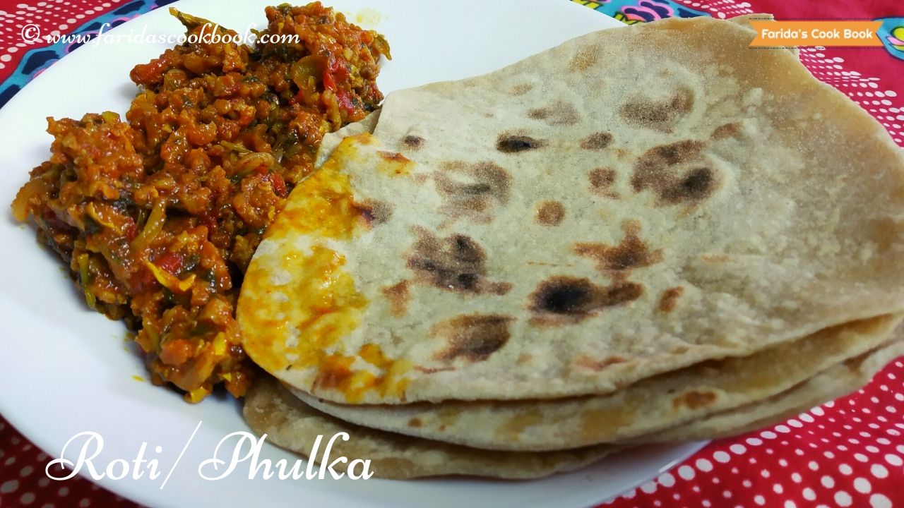 roti | iftar recipe| phulka | indian soft & thin bread - Faridas Cook Book