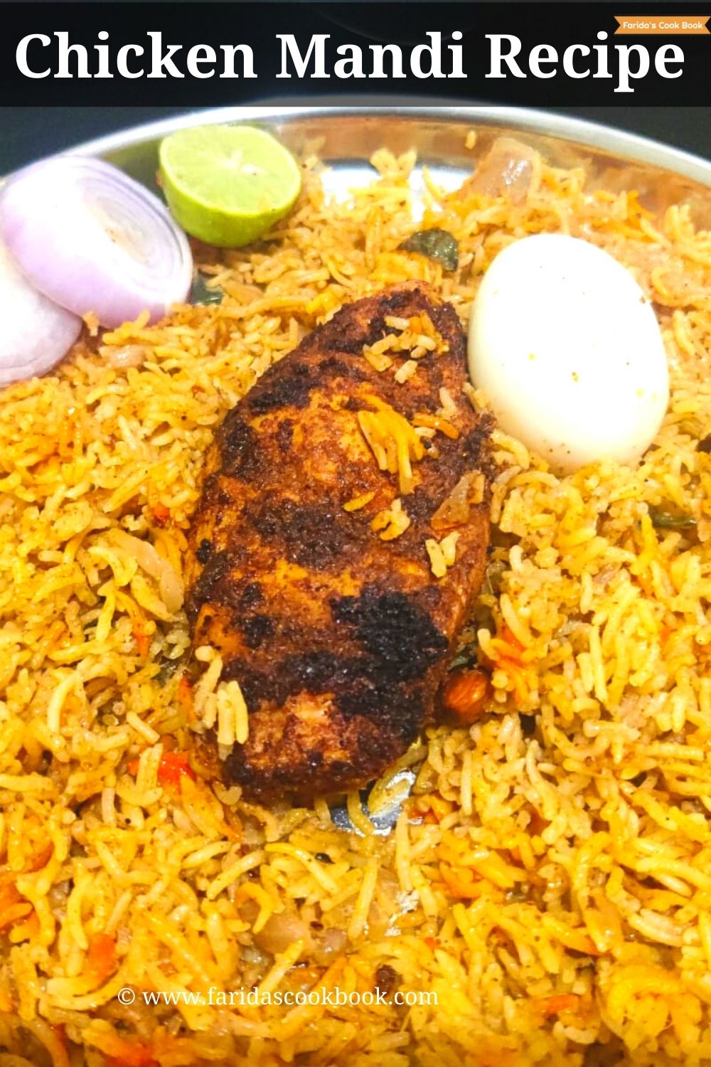 chicken mandi recipe | arabian mandi biryani recipe | no oven | no ...