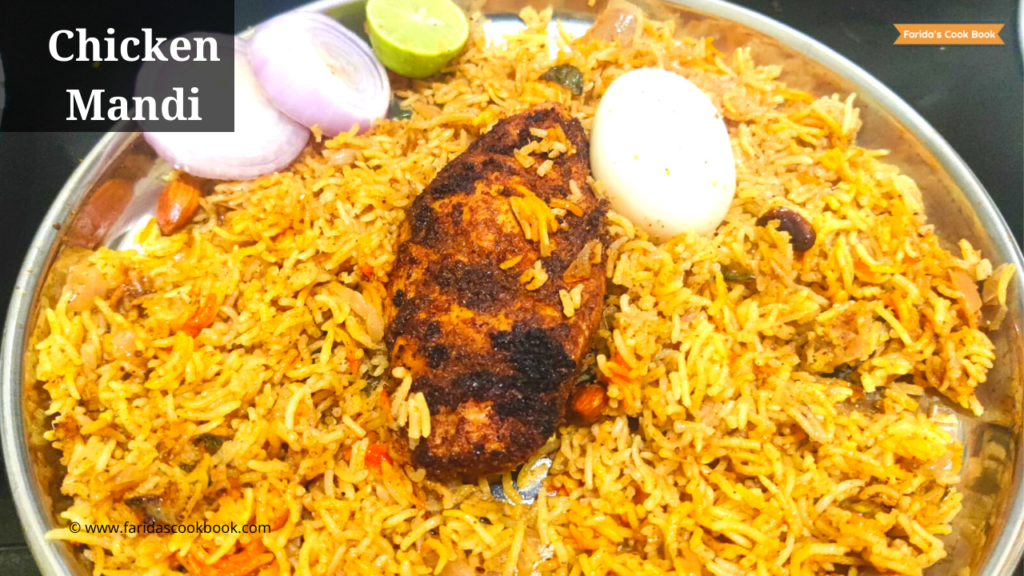 chicken mandi recipe | arabian mandi biryani recipe | no oven | no ...