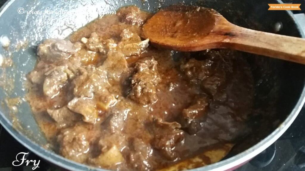 Mutton Fry | Andhra Style Recipe| Mutton Roast - Faridas Cook Book