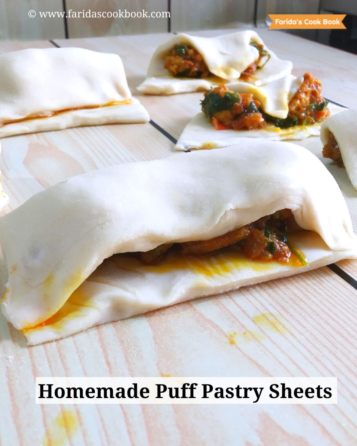 chicken puff pastry recipe | with homemade puff pastry sheets | chicken ...