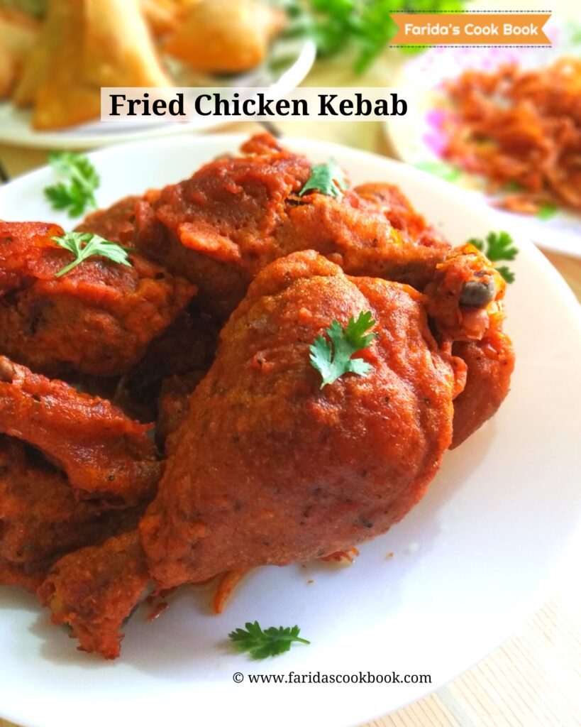 fried chicken kebab | banglore empire fried chicken kebab recipe ...