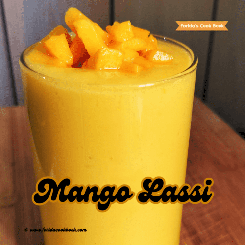 mango lassi | how to make mango lassi | only 4 ingredients mango sweet ...