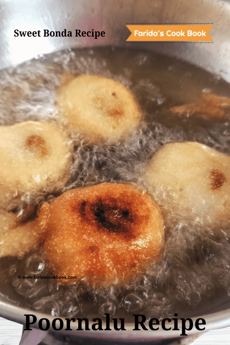 Andhra poornalu recipe | poornam boorelu recipe with jaggery - Faridas ...
